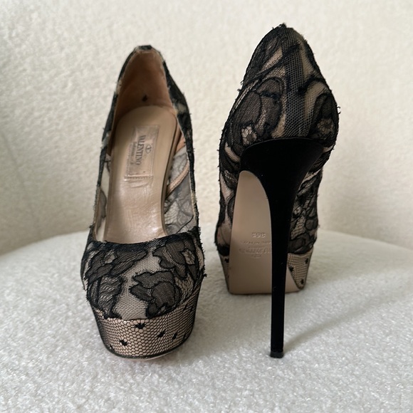 Valentino | Shoes | Valentino Lace Platforms | Poshmark